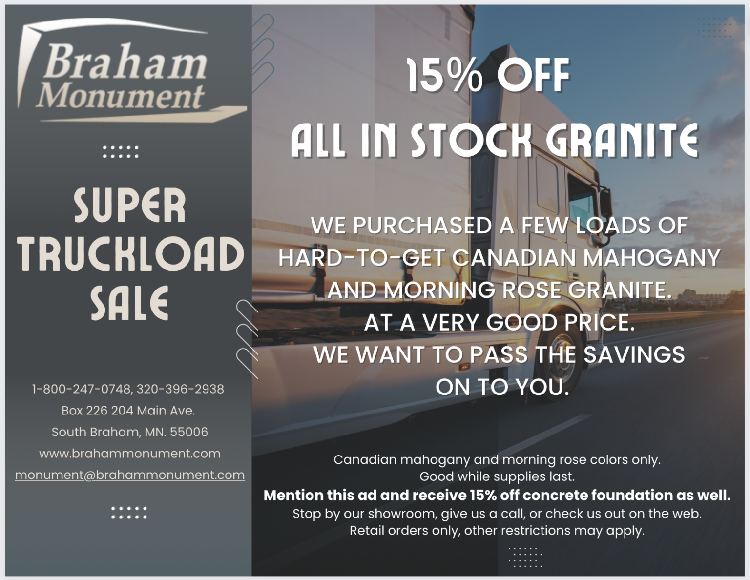 Contact – Braham Monument